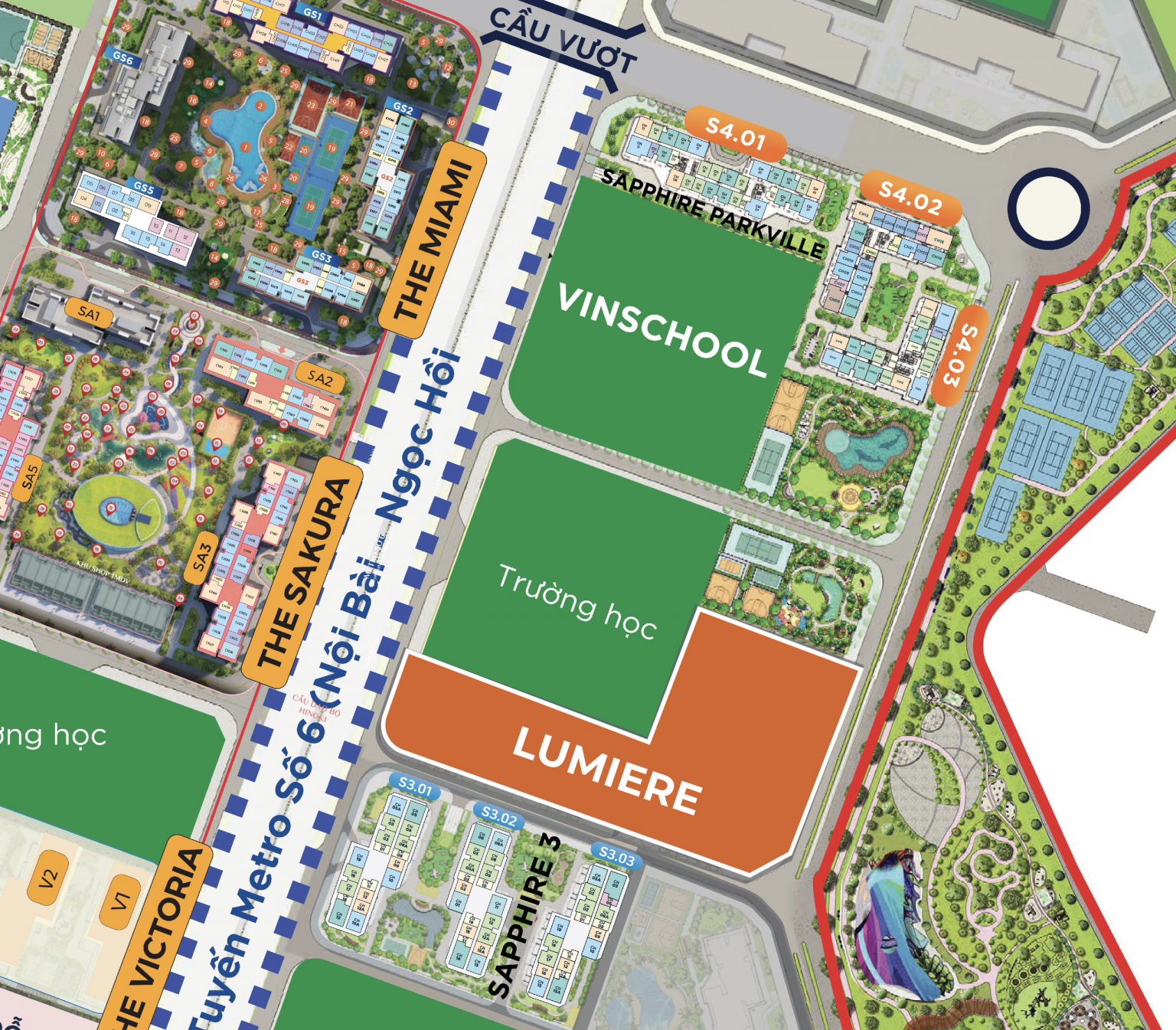 Giá Tòa A2 - A3 Masteri LUMIÈRE EverGreen - Vinhomes Smart City